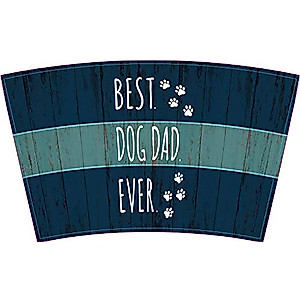 Best Dog Dad Ever Stainless Steel 16 oz Travel Mug with Lid