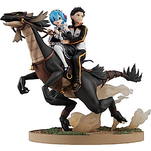 Kadokawa Re: Zero - Starting Life in Another World: Rem & Subaru (Attack On The White Whale Version) PVC Figure