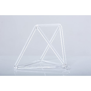 LYLFcrystalbowl 6inch Crystal Singing Bowl Triangle Crystal Singing Pyramid with bag Free Mallet