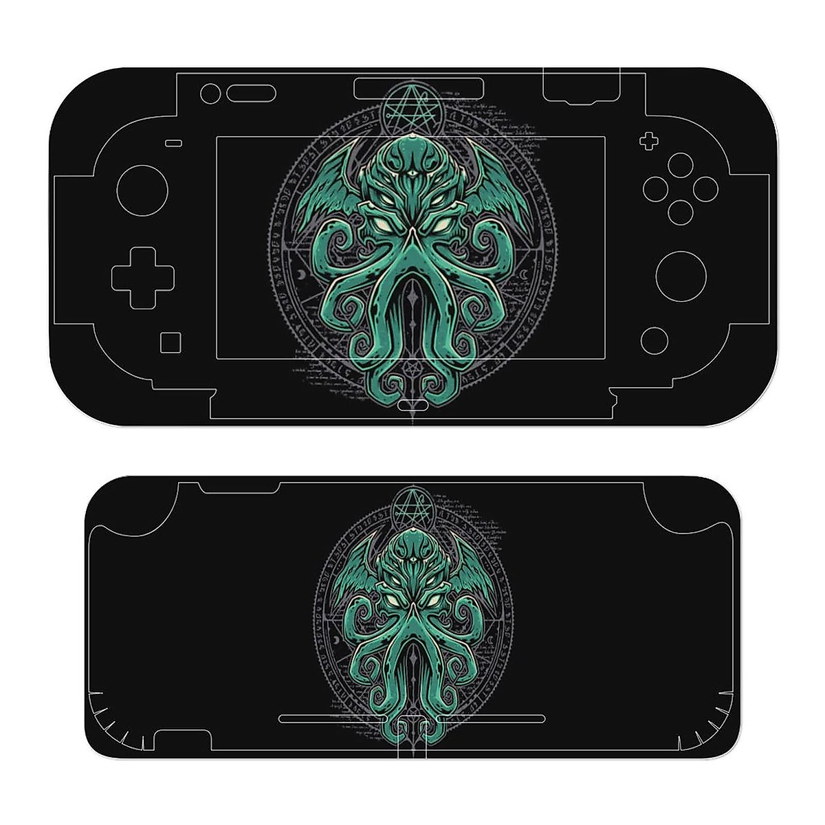 Cthulhu Switch Skin Sticker Pretty Pattern Full Wrap Skin Protective Film Sticker Compatible with Switch Lite