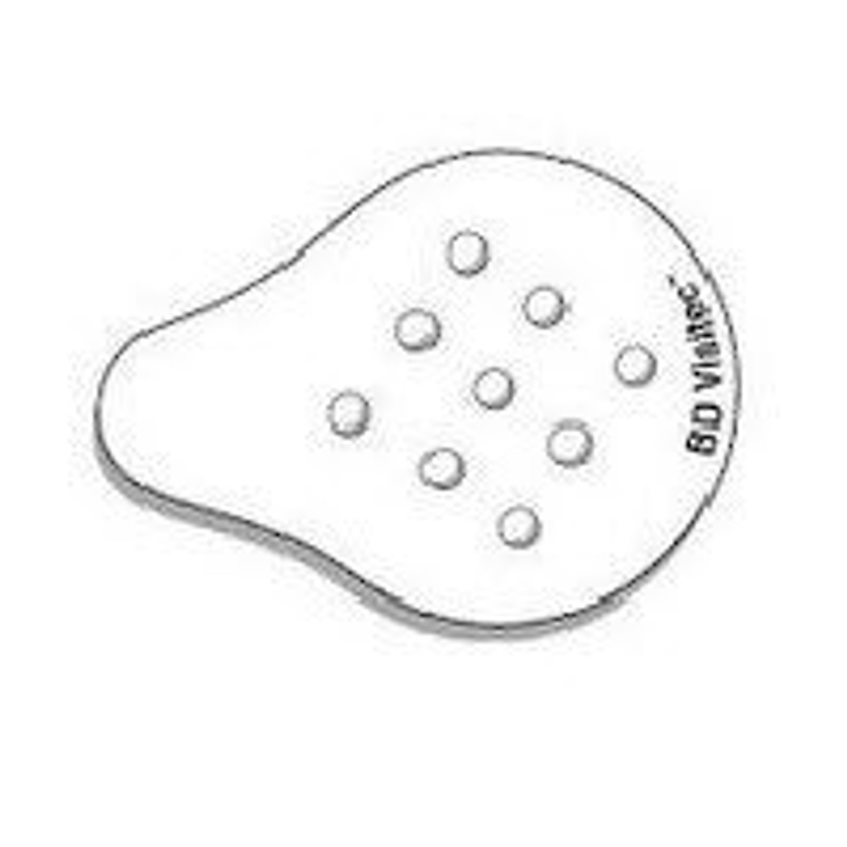 Beaver-Visitec Int 581040 Eye Shield Clear With Vent Hole 3"X2-1/2Univ 50/Ca