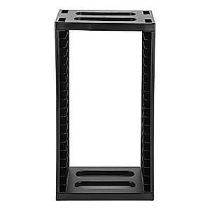 DAUERHAFT Lightweight and Practical Game Storage Shelf Abs Material Game Disc Storage Shelf Large Capacity Double Layer,for Game Player,for Game Lover