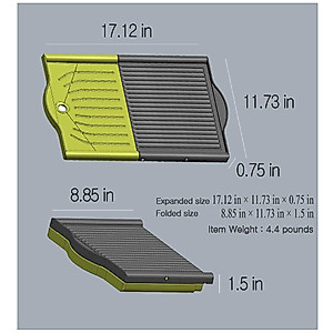 LalaKitchen - Stovetop Korean BBQ Folding Grill Pan | Portable Grill Bag | Non-Stick Indoor/Outdoor Korean BBQ Inoble Coating Grill Pan | CAP-510