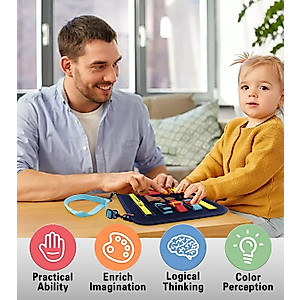 Little Titan Montessori Toys for 1 2 3 4 Year Old Toddlers Boys Girls, Board Toy Educational Learning Birthday Gifts Girls Kids Present Age 2-4