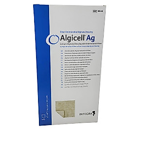 Algicell Ag 4" x 8" Silver Alginate Dressing, Box of 5 # 88548