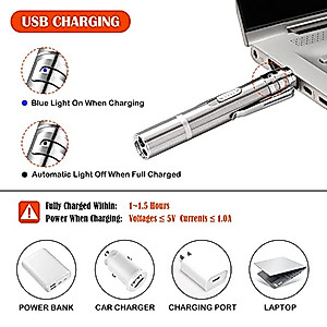 Laser Pointer for Cats Dogs, Cat Laser Toy, Interactive Cat Toys for Indoor Cats Dogs, Red Lazer Pointer Kitten Toys,Cat Laser Pointer Laser Light for Cats USB Rechargeable