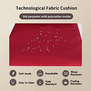 Hubhalsun Patio Wicker 4 Piece Set for Outdoors,Garden Wicker Funiture for Backyard, Indoor Rattan Chair, 4-Person Seating Group with Cushion (Orange)