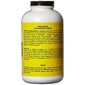 Walter E Clark 00032 Treekote Brushtop Container, 32 Ounce