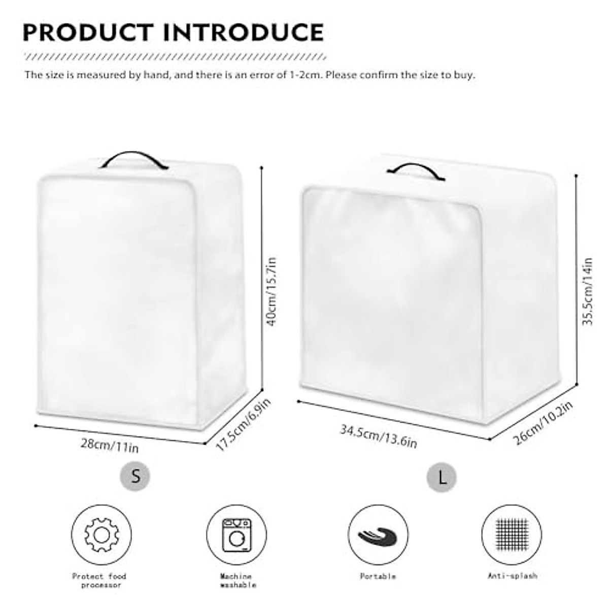 TODIYADDU Pink Floral Butterfly Coffee Maker Cover for Women Men Coffee Machine Cover with Top Handle Coffee Maker Appliance Cover for Kitchen Waterproof Cover for Home Appliances and Tools-L