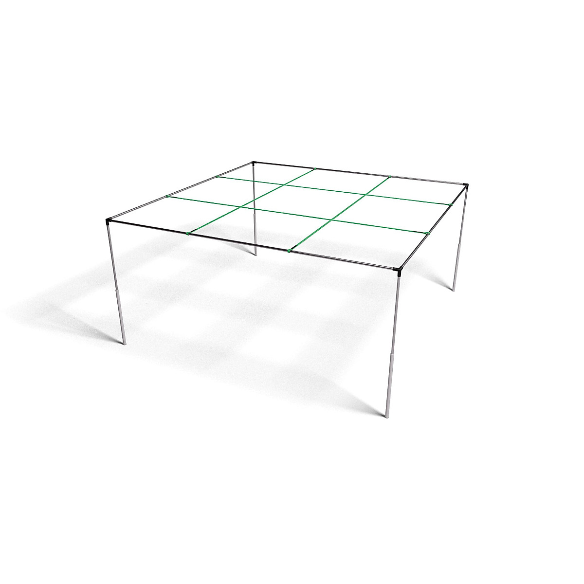 9 Square Castle Squares - Aluminum Height Adjustable Waterproof Game Set for Indoor/Outdoor Use