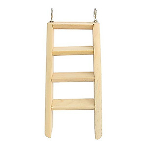 ZRM&E 165mm Length 115mm Height Wooden Ladder Hamster Ladder Wood Cage Hanging Ladder for Mouse, Chinchilla, Rat, Gerbil and Dwarf Hamster