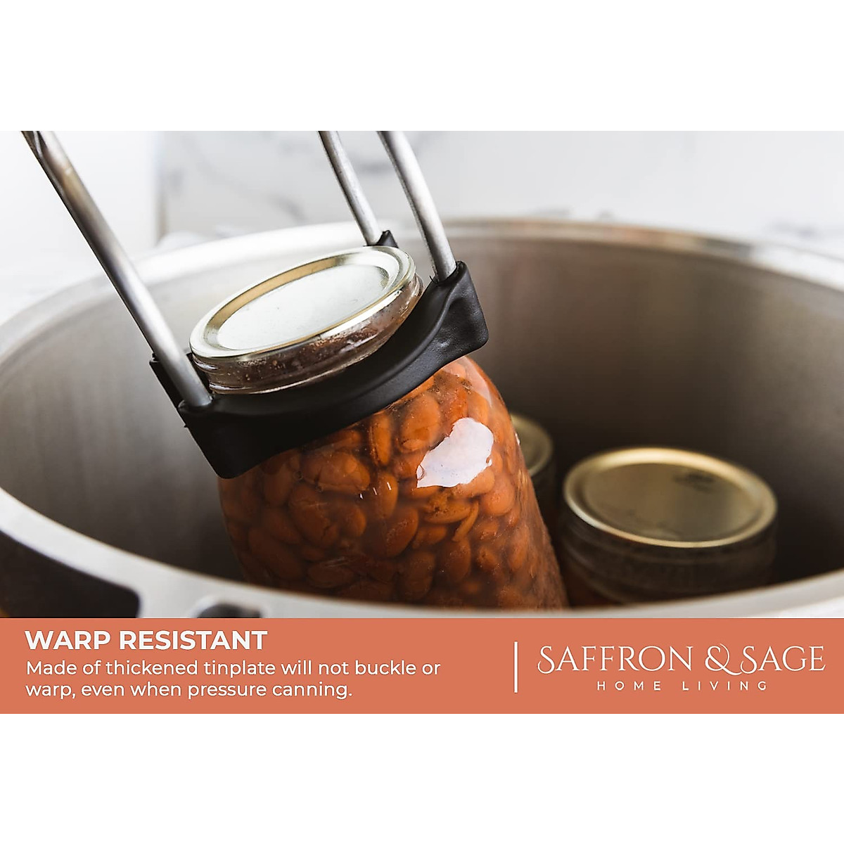 Saffron & Sage Canning Lids Regular Mouth - 120 Count Quality Universal Lids for Ball, Kerr Mason Jars - Good Sealing Performance for a Tight Seal, Food Grade, Rust Proof, and Thick to Prevent Warping