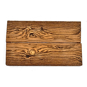 Bocote Wood Knife Handle Block (Each Piece is Unique) 5" x 1-1/2" x 1"