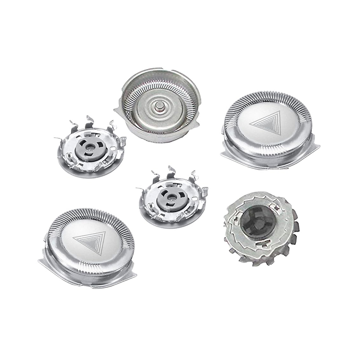 FLN SH50/52 Replacement Heads for Series 5000, Razor Blades Lift and Cut Sharp No Pulling Hair Shaver Heads Easy Install