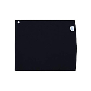 Carmel Towel Company Large Rally Towel with Grommet and Hook OS BLACK