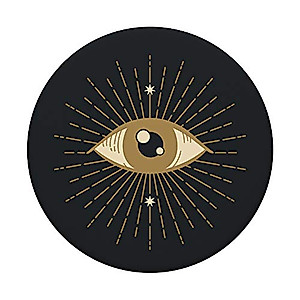 All Seeing Eye Black PopSockets Swappable PopGrip