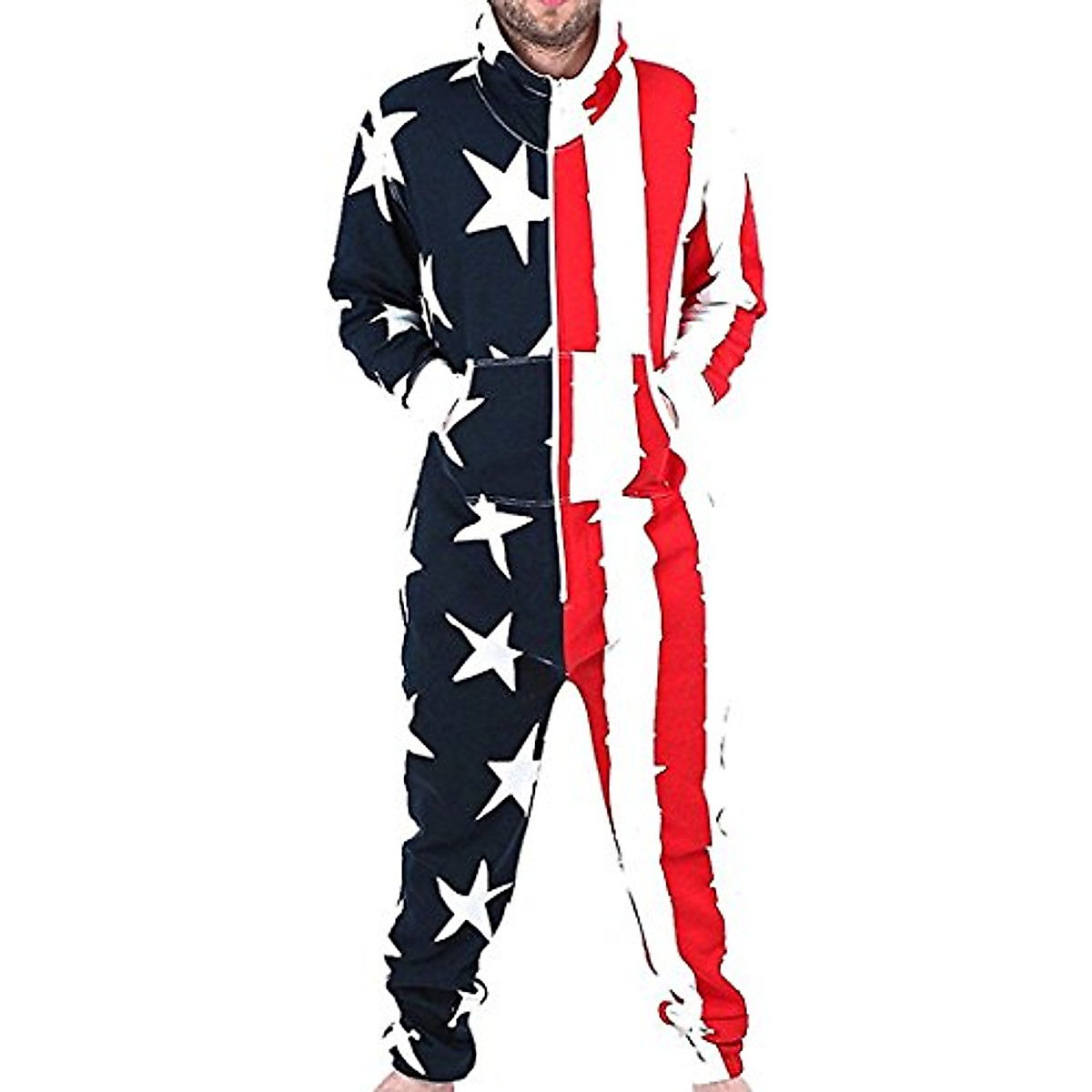 Juicy Trendz Adult Onesie Pajamas for Men are the perfect cozy stock filler, offering warmth and comfort with a fleece hooded one-piece design, ideal for loungewear, sleepwear, or relaxation.