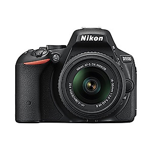 Nikon D5500 DX-Format Digital SLR w/ 18-55mm VR II Kit (Black) (Renewed)