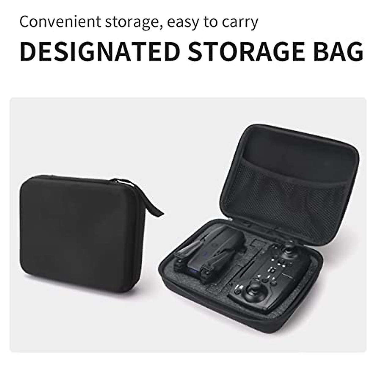 Drone with 1080P Dual HD Camera - 2023 Upgradded RC Quadcopter for Adults and Kids, WiFi FPV RC Drone for Beginners Live Video HD Wide Angle RC Aircraft, 2 Batteries，Trajectory Flight, Altitude Hold（Black）