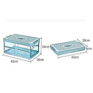 Car Folding Storage Box Car Trunk Storage Camping Box Storage Box Car Accessory Organizer Luggages (D One Size)
