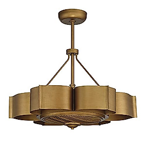 Savoy House 39-FD-125-54 Stockholm 6-Light Fandelier in Gold Patina (31" W x 12" H)