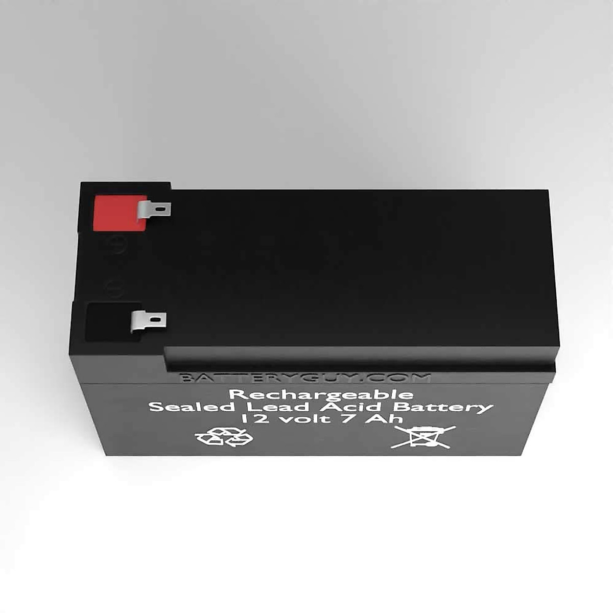 BatteryGuy BD7-12 replacement 12V 7Ah SLA battery - BatteryGuy brand equivalent (Rechargeable, F1 Terminals) - Qty of 1