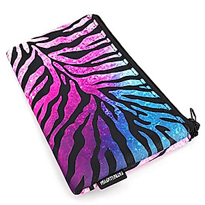 Zebra Z-Grip Smooth - Limited Edition Funky Flame Design - Pack of 9 Assorted Ink Pens with Matching Pencil Case