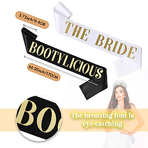 JellyArch 24 Pcs Bride Sash Bachelorette Party Bridesmaid Sashes Set Bridal Team Sash Bachelorette Party Sashes Bridal Shower Decorations Bride Gifts for Bride Bridesmaids Maid of Honor Party Supply