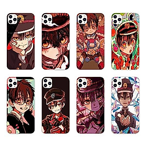 ARMERI Compatible with LG V60 ThinQ | LG V60 ThinQ 5G Toilet Hanako Cool with Bound kun 141 Compact Shell Black Soft Thin TPU Crystal Printing Phone Case Clear