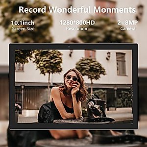 Android Tablet 10 Inch Tablet, 64GB Storage Tablets, Android 11 Tablet, 512GB Expand, 8MP Camera, Quad-Core Processor 2GB RAM WiFi 6000MAH Battery 10.1'' IPS HD Touch Screen Google Tableta (Black Tab)