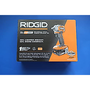 RIDGID 18 Volt SubCompact Brushless Cordless 1/2 in. Impact Wrench Kit