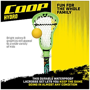 Coop by SwimWays Hydro Lacrosse, Green, Outdoor Games For Adults & Kids