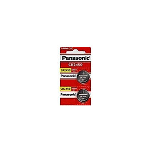 Panasonic Cr2450 Cr 2450 Lithium 3v Battery (2-Pack)