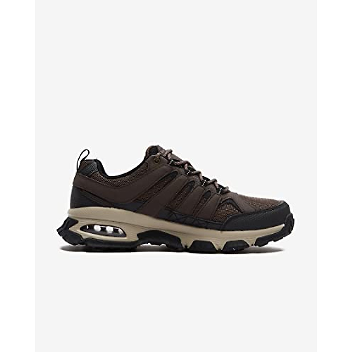 Skechers Men's Skech Air Envoy Oxford, Brown/Black, 12