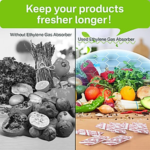 Dunkive 16 Pack Produce Saver Refill Kit Compatible with OXO Greensaver Produce Keeper and Crisper Inserts, Carbon Filter Refills Ethylene Gas Absorber for Fridge Keep Fruits Vegetable Fresh