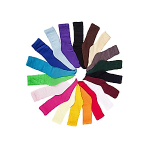 Picollo Slouch Socks Lightweight Size 9-11 (Rainbow, 6)