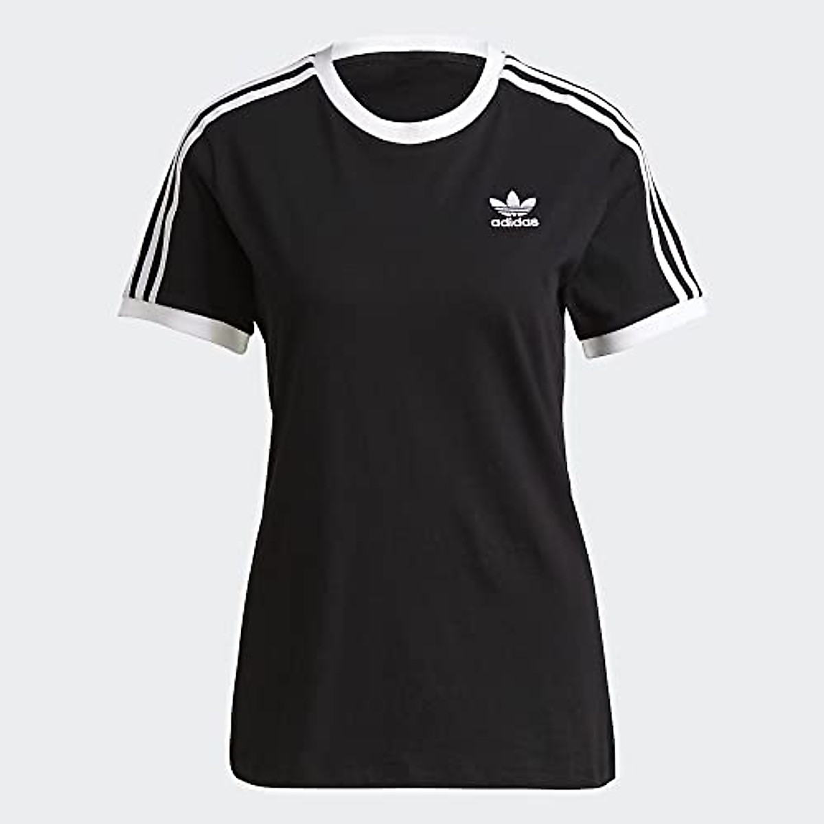 adidas Originals,womens,3-Stripes Tee,Black,X-Large