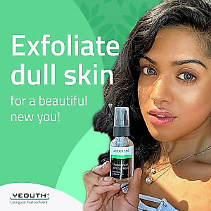 YEOUTH Glycolic Acid Peel for Face, At Home Exfoliator Aha 30% Glycolic Acid Face Peel with Retinol, Designed to Refresh & Smooth the Appearance of Skin 1oz