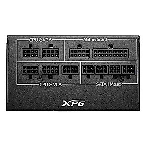XPG Core Reactor Modular PSU: 80 Plus Gold - ATX - Fully Modular Power Supply - 10 Year Warranty - 750 Watt