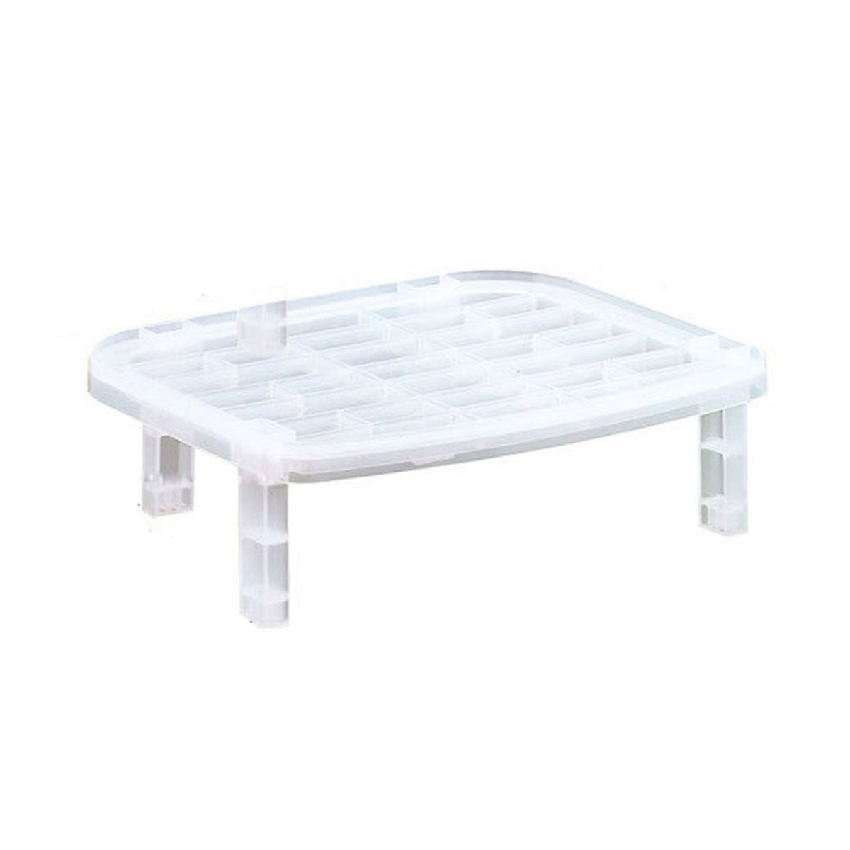 OKOKMALL US--Foldable Plastic Kitchen Home Bathroom Dish Rack Organizer Holder Shelf Storage