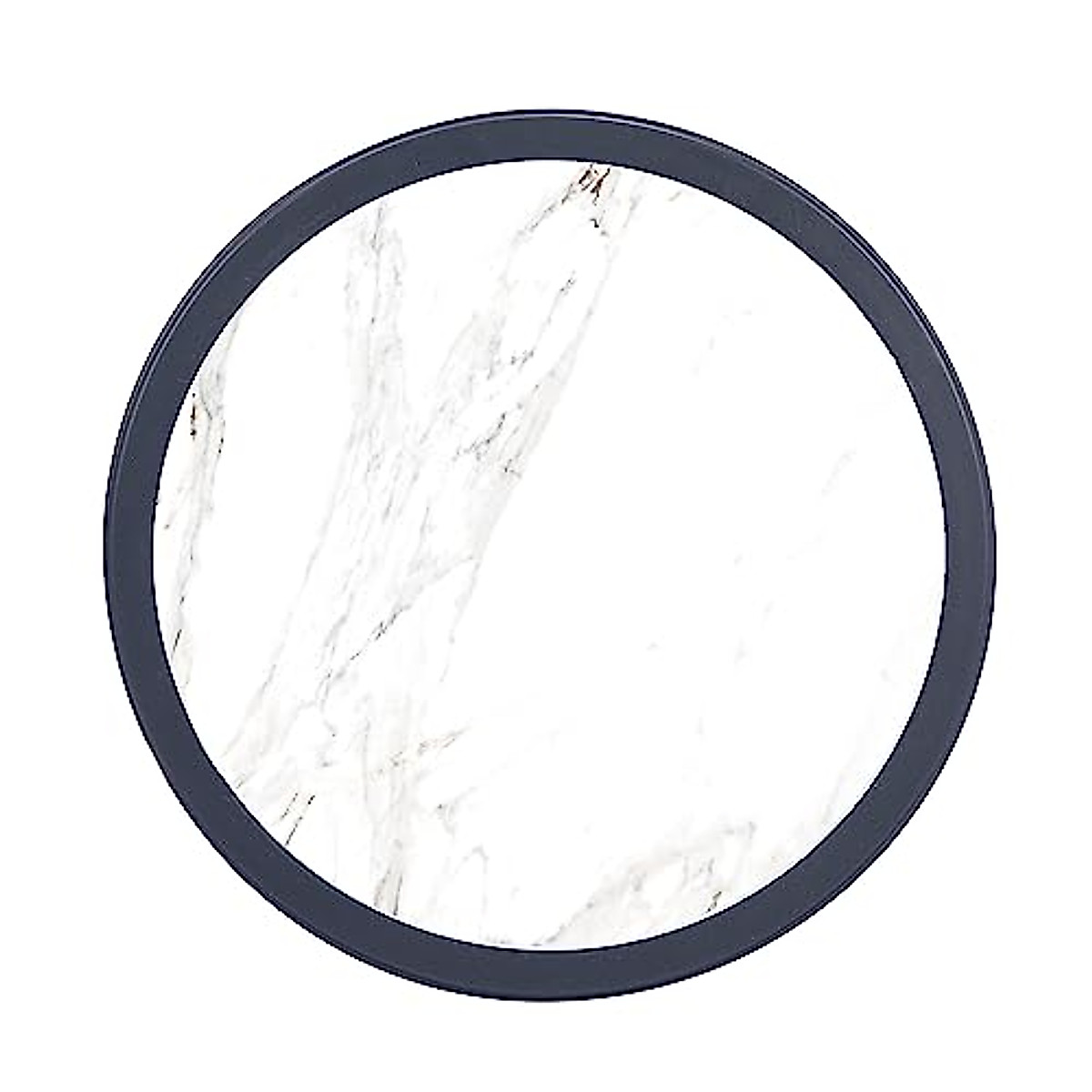 24/7 Shop at Home Finegan Mid-Century Modern Aluminum 3-Piece Bistro Set with Removable Cushions for Outdoor Kitchen, Patio, Pool Area, Gray