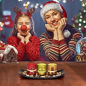 LETINE Candle Holders Set Fit in LED Lights. Centerpieces for Coffee Table, Bathroom Decor. Decorations for Farmhouse & Modern Style Bed Room for Women, Men