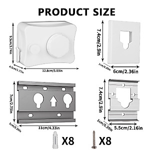 HUANSHA Retractable Clothesline Indoor Outdoor, 16.7ft Space Saving Retractable Laundry Line, Non-Sagging White Heavy Duty Retractable Clothes Line for Small Laundry Room, Bathroom, RV Shower