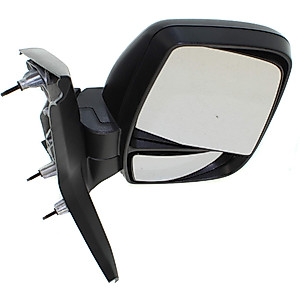 Kool-Vue Mirror Compatible with Ford Transit Van 2015-2017 Passenger Side Manual Manual Folding Non-Heated Medium/High Roof Textured Black