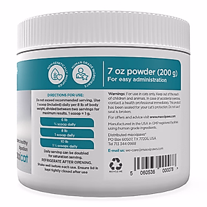 maxxipaws maxxidigest+ Probiotic & Prebiotic Powder Supplement - Digestive & Immune Support for Cats, 7oz