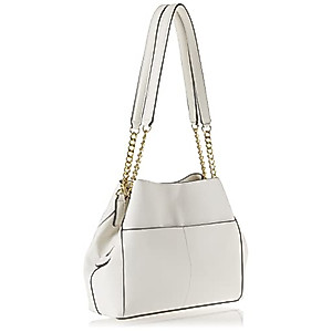 Karl Lagerfeld Paris Womens Hobo Bag, Wt/Bk Multi, One Size US