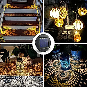 Replacement Solar Light Parts, 2 Pack Solar Lights Replacement Top, 8 lumens Solar Light Inserts for Lanterns, Waterproof Battery Box Top DIY Outdoor Garden Patio Decor, Warm Yellow, 3.15inches