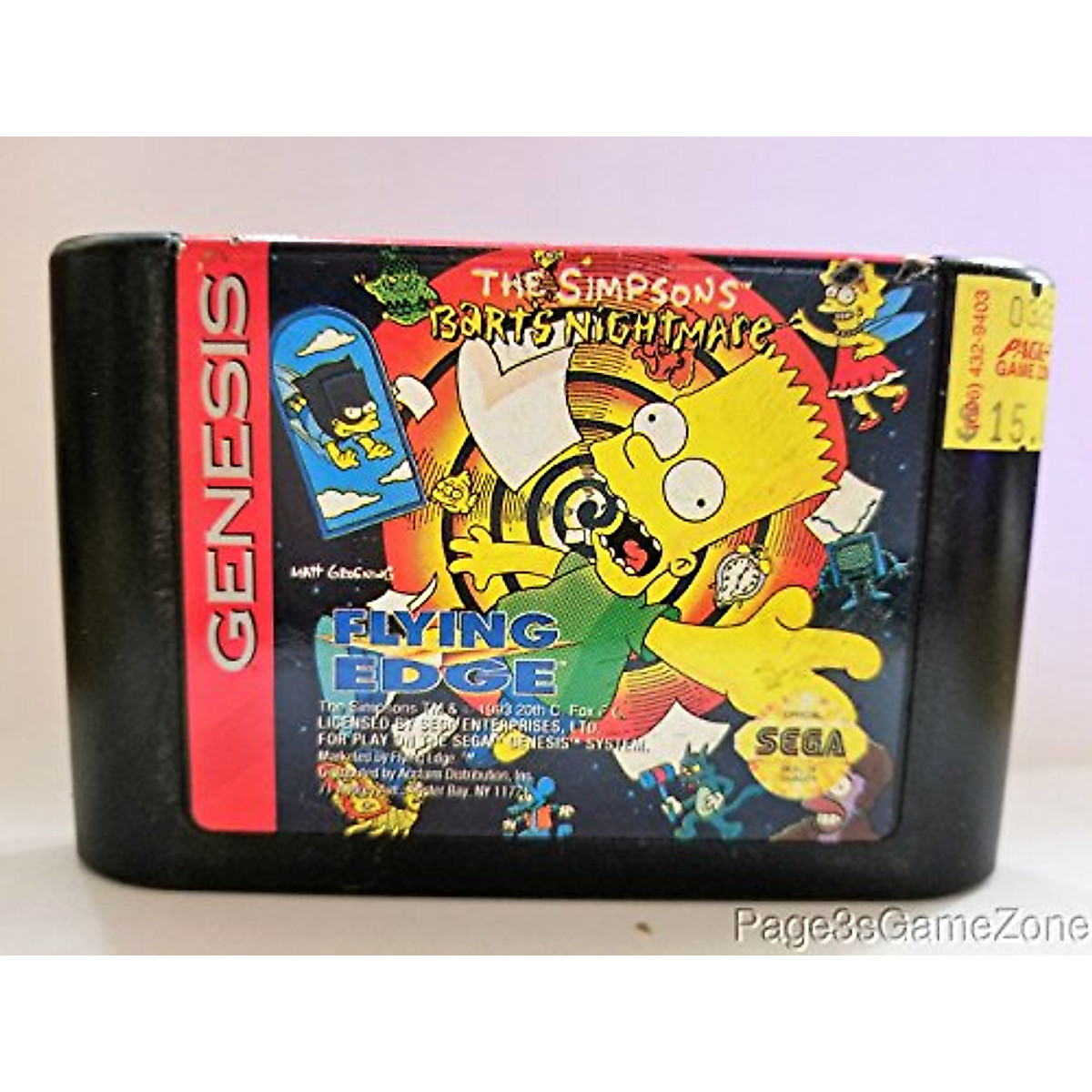The Simpsons: Bart's Nightmare - Sega Genesis