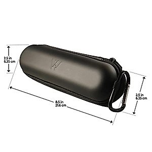 Wilken Electric Toothbrush Case | Universal Travel Case | EVA Toothbrush Case | Compatible with Oral B Pro, Phillips Sonicare and More (Black)