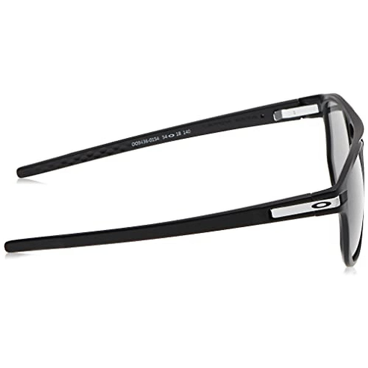 Oakley Men's OO9436 Latch Beta Square Sunglasses, Matte Black/Prizm Grey, 54 mm